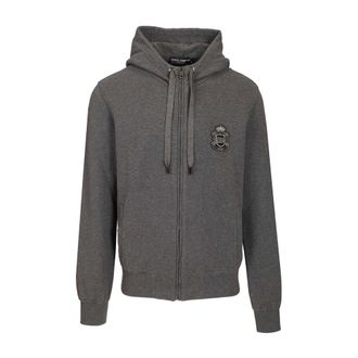 Dolce & Gabbana Herren, Sweatshirts & Hoodies, Grau, 2XLGr&ouml;&szlig;e