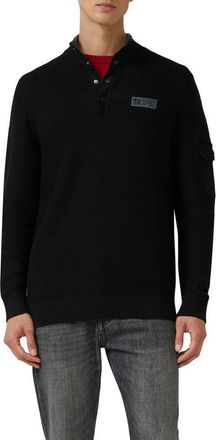 s.Oliver Strickpullover mit Logo Stickerei