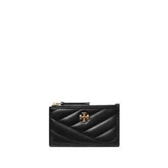Tory Burch Chevron Zip Kartenetui - - Accessories - Damen - Schwarzk - ONE SIZE