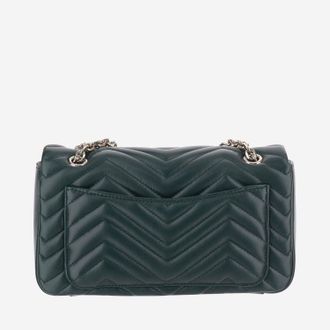 Gucci GG Marmont Nappa Leather Shoulder Bag - Green