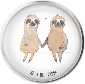 Mr. & Mrs. Panda Ablaufgarnitur Faultier Pärchen - Geschenk, Liebe, Waschbecken Stopfen, Liebespaar, abflussverschluss, Stöpsel, Lieblingstier, Abfluss