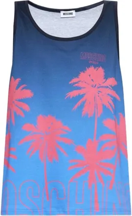 Moschino Homme, Tops, Multicolore, Taille: L Top sans manches