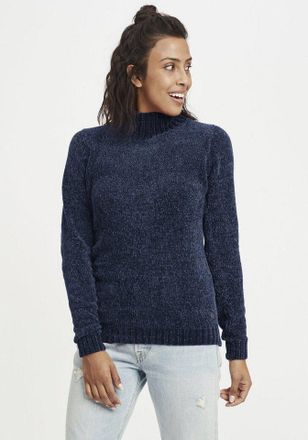 Oxmo Strickpullover OXEstella Pullover in Fein-Strick Optik