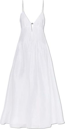 Tory Burch Femme, Robes, Blanc, Taille: 38 FR Robe &agrave; &eacute;paules d&eacute;nud&eacute;es