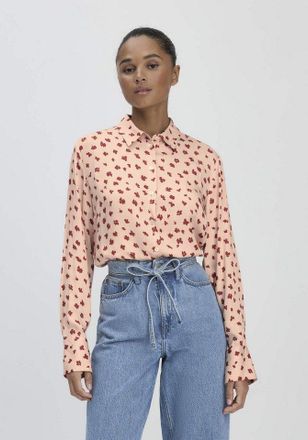 Hessnatur Klassische Bluse aus reiner LENZING ECOVERO Viskose (1-tlg)