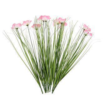 TOPBATHY K&uuml;nstliche Str&auml;ucher Zwiebelgras 50cm Pflegeleichtes Langlebiges Kunstgras f&uuml;r Innen und Au&szlig;en Nat&uuml;rliches Lichtbest&auml;ndiges Deko Gr&uuml;n 10 St&uuml;ck