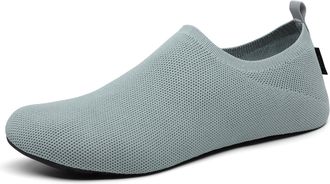 Saguaro Hausschuhe Damen Herren Leicht H&uuml;ttenschuhe Atmungsaktiv Rutschfest Flache Pantoffeln Bequem Weich Flexibel Schlappen Home Cozy Geschlossene Slippers,