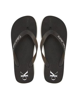 Calvin Klein Jeans Zehentrenner Beach Sandal Flatform Tpu YW0YW01830 Schwarz