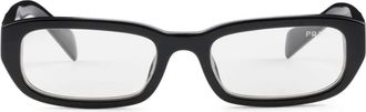 Prada lunettes de soleil Symbole - Noir