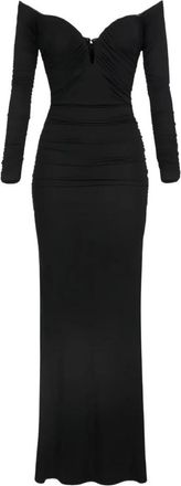 Elisabetta Franchi Femme, Robes, Noir, Taille: 38 FR Abito 110 Gown