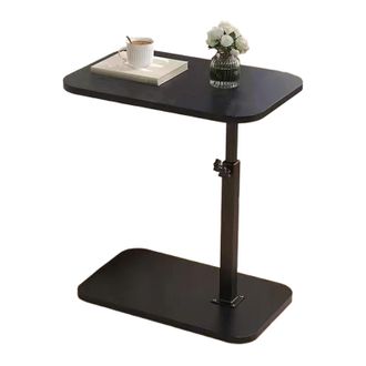 Generico Beistelltisch in C-Form, Couchtisch, um 360 Grad drehbar, in C-Form, schmaler Raumschreibtisch für Wohnzimmer, Schlafzimmer, Badezimmer