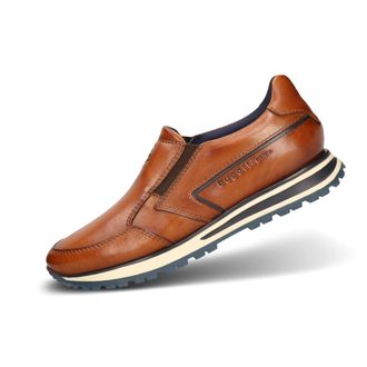 Bugatti Herren Slip-On-Sneaker aus Leder mit futuristischer Form, handgefertigtem Finish, impr&auml;gniert f&uuml;r Langlebigkeit, Memory-Foam-Innensohlen f&uuml;r Komfort, 