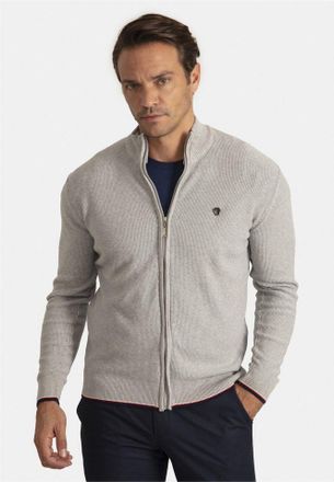 Sir Raymond Tailor Strickjacke Sydney (1-tlg) mit kleinem Stehkragen