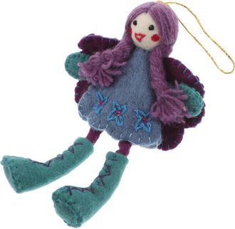 BESPORTBLE Niedlicher Puppen Anh&auml;nger Aus Wollfilz F&uuml;r Weihnachtsbaum Dekoration Taschenanh&auml;nger Und Schl&uuml;sselanh&auml;nger