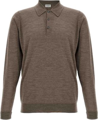 John Smedley Poloshirt - Bunt