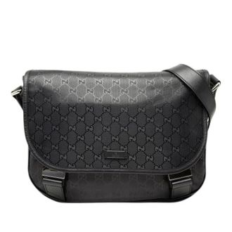 Gucci Sac bandouli&egrave;re vintage Pre-owned - Femme - Pre-owned - Noir - Taille: ONE Size