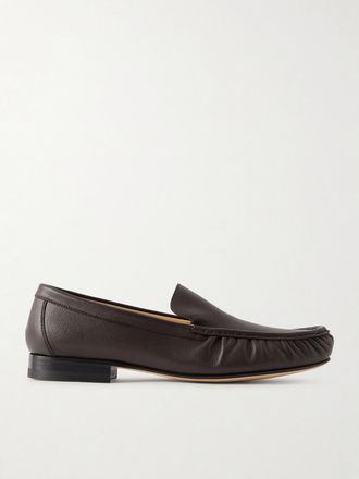 Manolo Blahnik Leonda Loafers Aus Leder - Braun