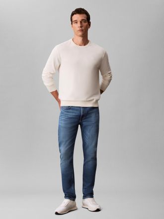 Calvin Klein Jeans Slim-fit-Jeans CALVIN KLEIN JEANS SLIM TAPER, Herren, Gr. 32, L&auml;nge 34, blau (klein blau), Denim/Jeans, Obermaterial: 98% Baumwolle, 2% Elasthan, gera