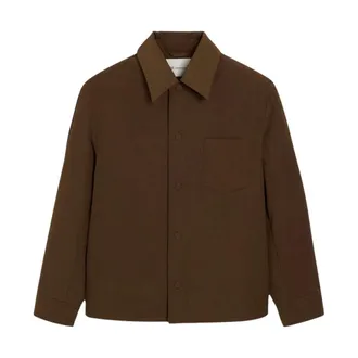 Ami Homme, Vestes, Brun, Taille: XL Surchemise Ami de Coeur matelass&eacute;e