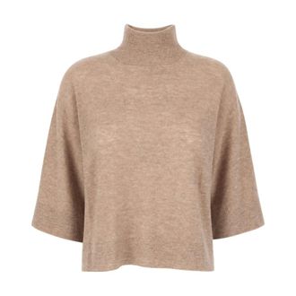 Fabiana Filippi Femme, Pulls, Beige, Taille: 42 FR Pull &agrave; col roul&eacute;