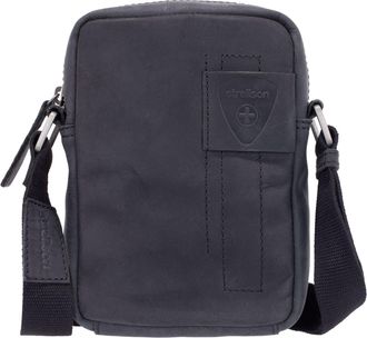 Strellson Umhängetasche Herren, Schultertasche in Schwarz, Crossbodybag mit Reißverschluss - Richmond Clint Shoulderbag
