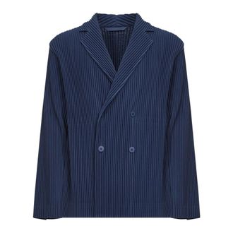 Issey Miyake Homme, Costumes, Bleu, Taille: L Veste Tailored Pleats 1