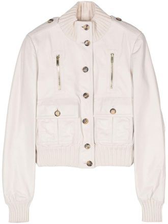 Gucci veste en cuir (années 2000) - Blanc