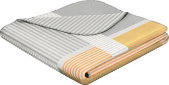 BIEDERLACK Wohndecke Maze Baumwollmischung grün Größe 150x200 cm