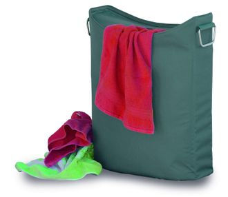 My Home Moderner Wäschekorb, Wäschetonne,Wäschesack, Wäschesammler, Multifunktionstasche,dunkelgrau