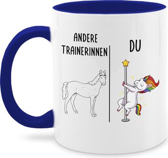 Shirtracer Tasse Tassen 325ml - Andere Trainerinnen Dabbing Einhorn | Trainerin Geschenk f&uuml;r Beste Trainerin | Lieblingstrainerin | Hundetrainerin Reitlehrerin F