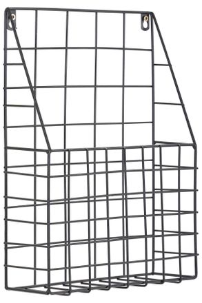 Xora Wandregal, Schwarz, Metall, 27x35.5x8.5 cm, Bsci, h&auml;ngend, K&uuml;chen, K&uuml;chenm&ouml;bel, K&uuml;chenregale