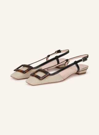 Roger Vivier Slingballerinas Belle Vivier beige