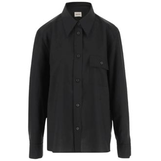 Khaite Chemise boutonn&eacute;e - Femme - Blouses et Chemises - Noir - Taille: 36 FR