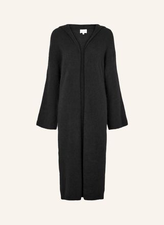 Americandreams Americandreams Long Alpaca Cardigan With Hood June schwarz