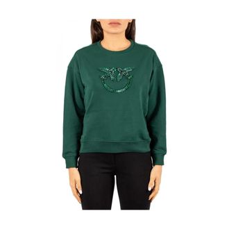 Pinko Pinko, Damen, Sweatshirts & Hoodies, Gr&uuml;n, LGr&ouml;&szlig;e