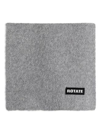 Rotate Schal mit Logo-Patch - Grau