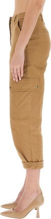 Michael Michael Kors Organic Cotton Cargo Pants - Beige