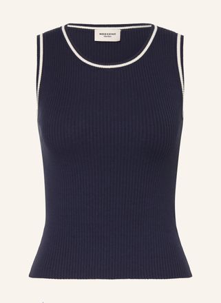 Max Mara Weekend Max Mara Stricktop Taro blau
