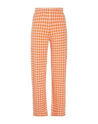 8 by YOOX COTTON-BLEND VICHY KNIT PANTS