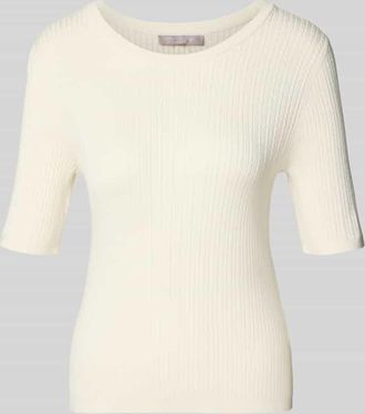 Christian Berg Sim Fit Strickpullover aus Viskose-Mix mit Zopfmuster