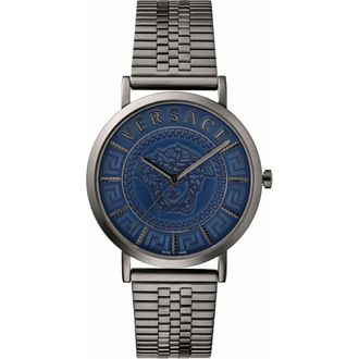 Versace Homme, Accessoires, Gris, Taille: ONE Size Montre-bracelet V-Essential