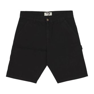 CAT Ripstop Carpenter Shorts Schwarz - - Shorts - Herren - Schwarzk - W32
