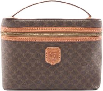 Celine Sac &agrave; main Pre-owned Macadam en toile enduite - Femme - Pre-owned - Brun - Taille: ONE Size