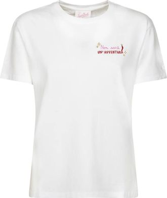 MC2 Saint Barth Femme, Tops, Blanc, Taille: 40 FR T-Shirt Emilie en coton