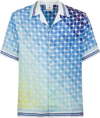 Casablanca Homme, Chemises, Multicolore, Taille: 2XL Short Sleeve Chemises