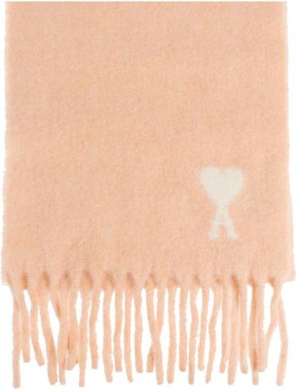 Ami unisex, Accessoires, Rose, Taille: ONE Size Écharpe en laine