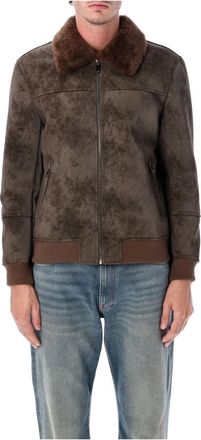 S.W.O.R.D 6.6.44 S.w.o.r.d 6.6.44, Homme, Vestes, Brun, Taille: M Veste Shearling Vintage