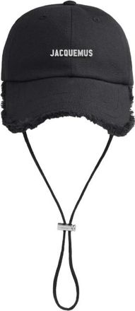 Jacquemus unisex, Accessoires, Noir, Taille: 60 CM Chapeaux en Coton Noir