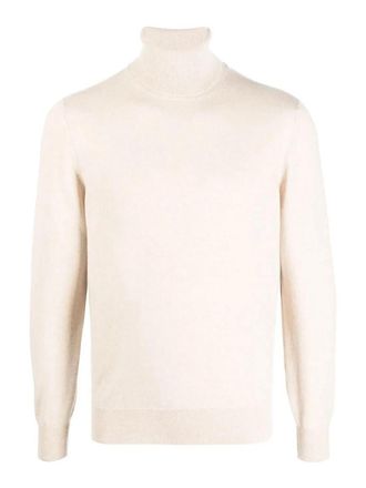 Brunello Cucinelli Pull Col Roul&eacute; - Beige