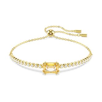 Swarovski Elegantes Kristall Matrix Armband - - Accessories - Damen - Gelb - ONE SIZE